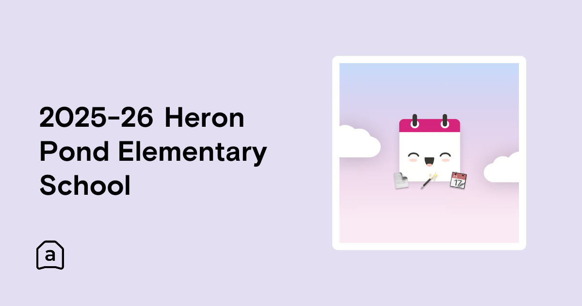 2025-26 Heron Pond Elementary School | Agenda Hero