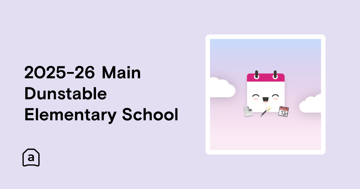 2025-26 Main Dunstable Elementary School | Agenda Hero