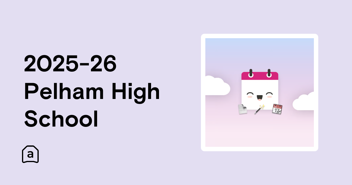 2025-26 Pelham High School | Agenda Hero