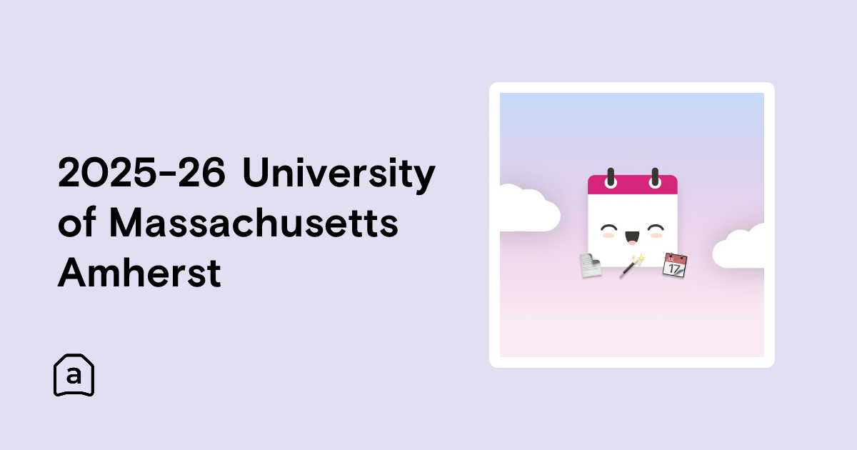 2025-26 University of Massachusetts Amherst | Agenda Hero